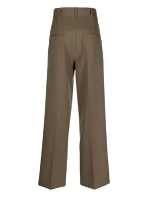 QUIRA Pressed-crease Tailored Trousers