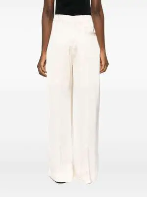 JIL SANDER Pressed-crease Flared Trousers - Neutrals