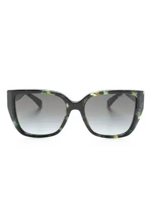 Michael Kors Acadia Square-frame Sunglasses - Green