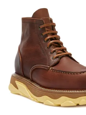 Palm Angels Hybrid Lace-up Boots