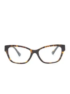Versace Medusa Plaque Cat-eye Glasses - Brown