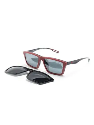 Emporio Armani Rectangle Frame Eyeglasses - Black