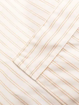 BIRKENSTOCK Striped Organic Cotton Pyjama Shirt - Neutrals