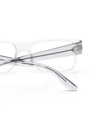 Versace Medusa-plaque Square-frame Glasses