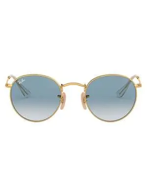 Ray-ban Round Frame Sunglasses - Gold