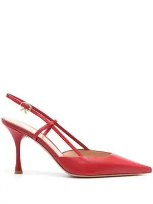 GIANVITO ROSSI Ascent 85mm Slingback Pumps - Red