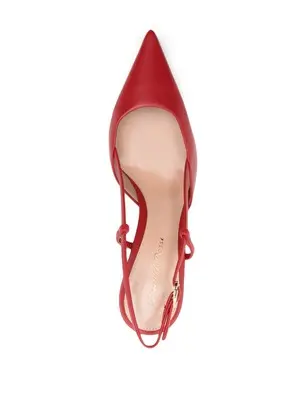 GIANVITO ROSSI Ascent 85mm Slingback Pumps - Red