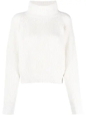 Lorena Antoniazzi Ribbed Knit High-neck Jumper