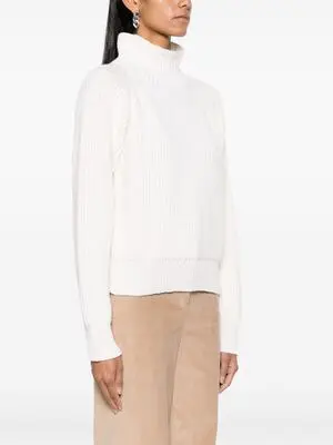 Lorena Antoniazzi Ribbed Knit High-neck Jumper