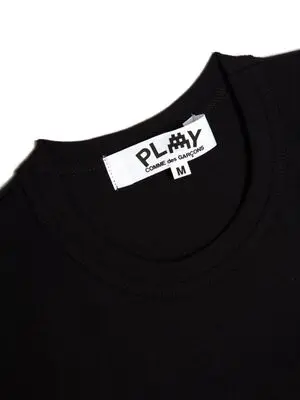 Play Comme Des Garcon X Invader Logo-appliqué Pixelated-motif T-shirt