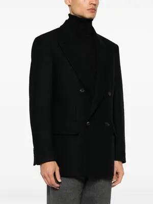 HEVO Peak-lapels Double-breasted Blazer