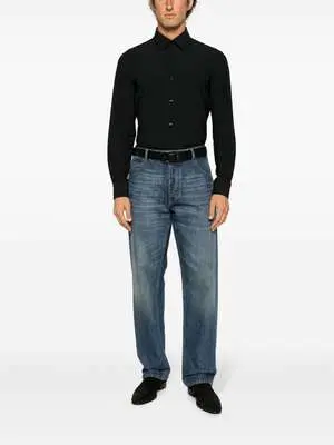 BOSS Long-sleeves Button-up Shirt - Black