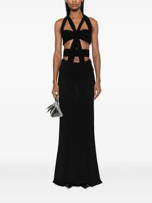 Philosophy Di Lorenzo Serafini Draped Cutout Bodysuit