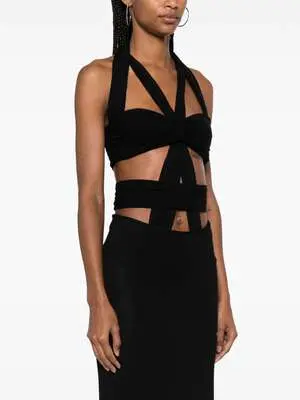 Philosophy Di Lorenzo Serafini Draped Cutout Bodysuit