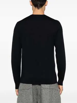 MODES Fine-knit Merino Wool Jumper - Blue