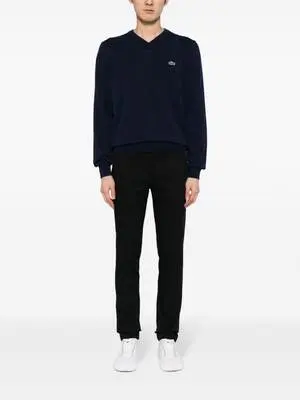Lacoste Logo-embroidered Jumper - Blue