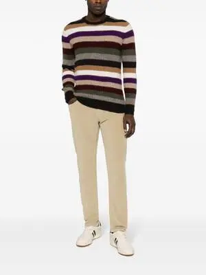 Incotex Slim-cut Cotton Trousers - Neutrals