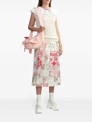 Simone Rocha Panelled Wool-silk Sleeveless Dress