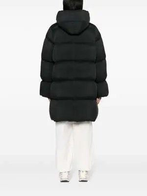 Bacon Logo-patch Padded-design Coat