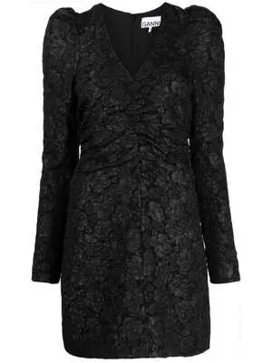 Ganni Long Sleeve Cocktail Dresses