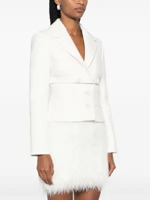 COURREGES Notched-lapel Single-breasted Blazer
