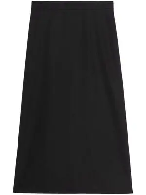 Balenciaga A-line Flared Mid-calf Skirt