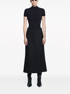 Balenciaga A-line Flared Mid-calf Skirt