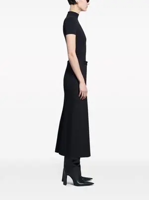 Balenciaga A-line Flared Mid-calf Skirt