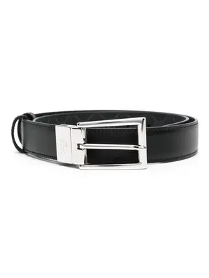 Gucci Gg Supreme Reversible Belt - Black