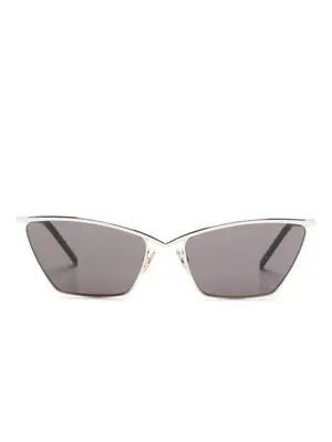 Saint Laurent Sl637 Cat-eye Sunglasses - Gold