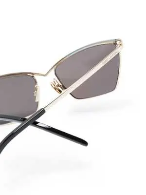 Saint Laurent Sl637 Cat-eye Sunglasses - Gold