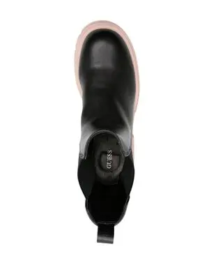 Guess Charlotte Chunky Leather Boots