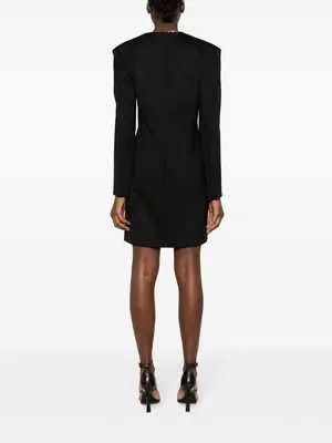 GENNY Decorative-zip Mini Dress