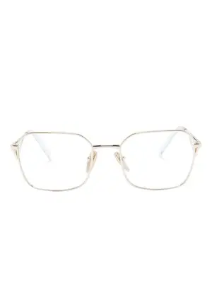 Prada Triangle-logo Square-frame Glasses