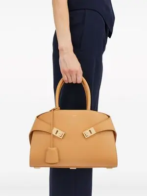 FERRAGAMO Mini Hug Tote Bag - Neutrals