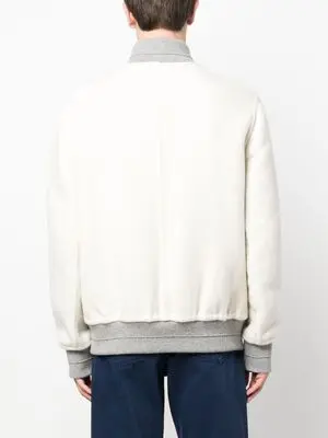 Brunello Cucinelli Button-fastening Cashmere Bomber Jacket