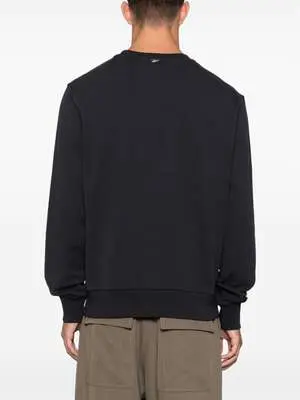 Herno Logo-embroidered Cotton Sweatshirt