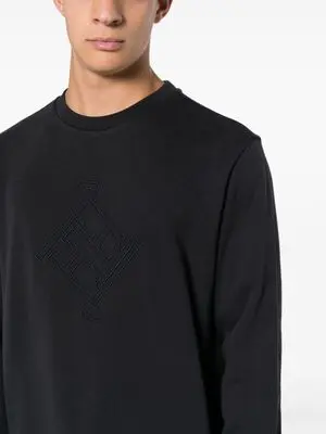 Herno Logo-embroidered Cotton Sweatshirt