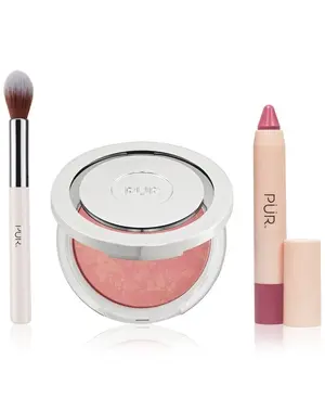 PUR Blushing Peach Makeup Set