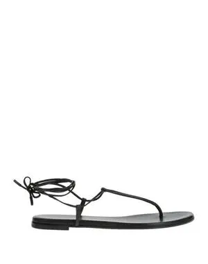 GIANVITO ROSSI Leather Thong Sandals