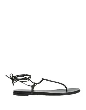 GIANVITO ROSSI Leather Thong Sandals