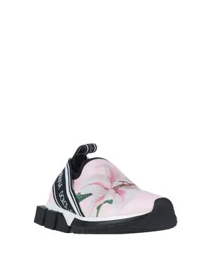 Dolce & Gabbana Floral Print Sock Sneakers - Pink