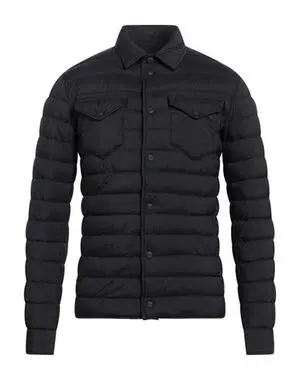 Herno Legend Man Puffer Navy Size 40 Polyamide, Polyurethane, Acetate, Polyester Navy Blue