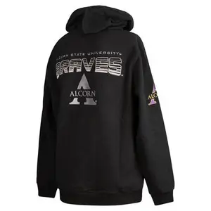 FISLL Alcorn State Braves Puff Print Sliced Pullover Hoodie