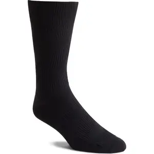 Cole Haan Mixed Stitch Dress Socks - Black