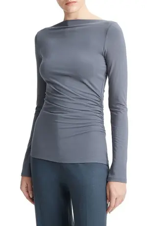 Vince Bateau Neck Long Sleeve Top