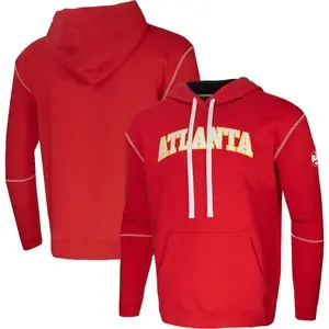 STADIUM ESSENTIALS Atlanta Hawks Monument Pullover Hoodie - Red