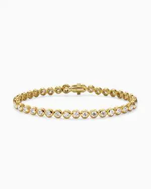 David Yurman Bezel Set Tennis Bracelet - Diamond