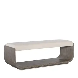 HOOKER FURNITURE Modern Mood Bed Bench - Cream/brown