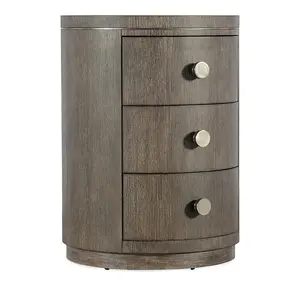 HOOKER FURNITURE Modern Mood Round Nightstand - Brown